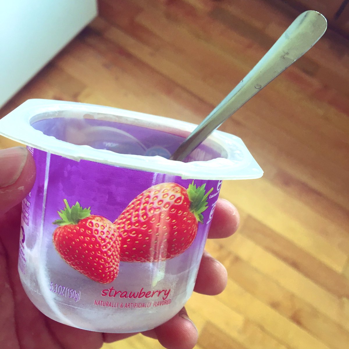 Empty Yogurt Cup