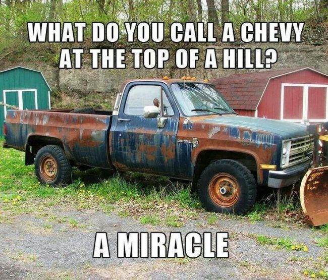 Funny Chevy Vs Ford Jokes