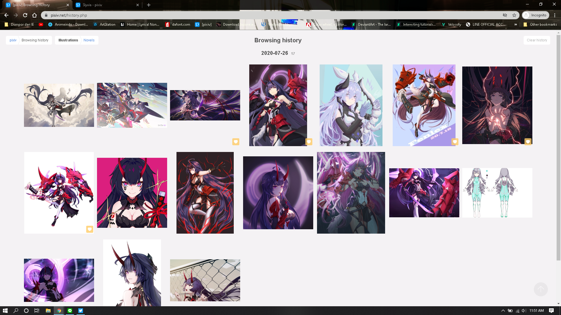 Haris on Twitter: "1. sort popularity aku agak menyesal karna pixiv tidak memberikan vip search ...