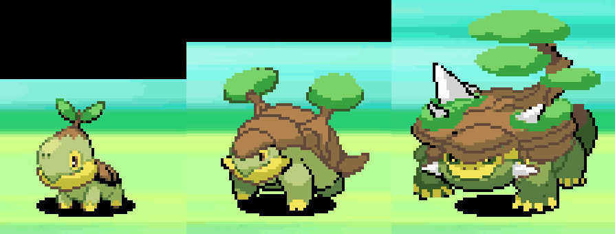 Shiny Torterra Sprite