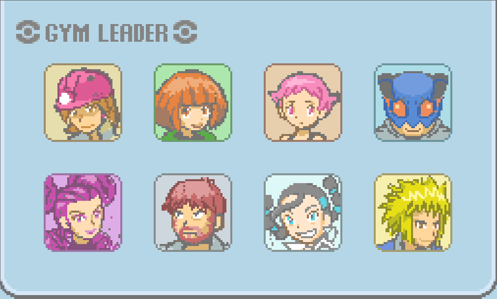 Lideres De Ginasio Pokemon Kanto Sprites I Made Some Gym Leader