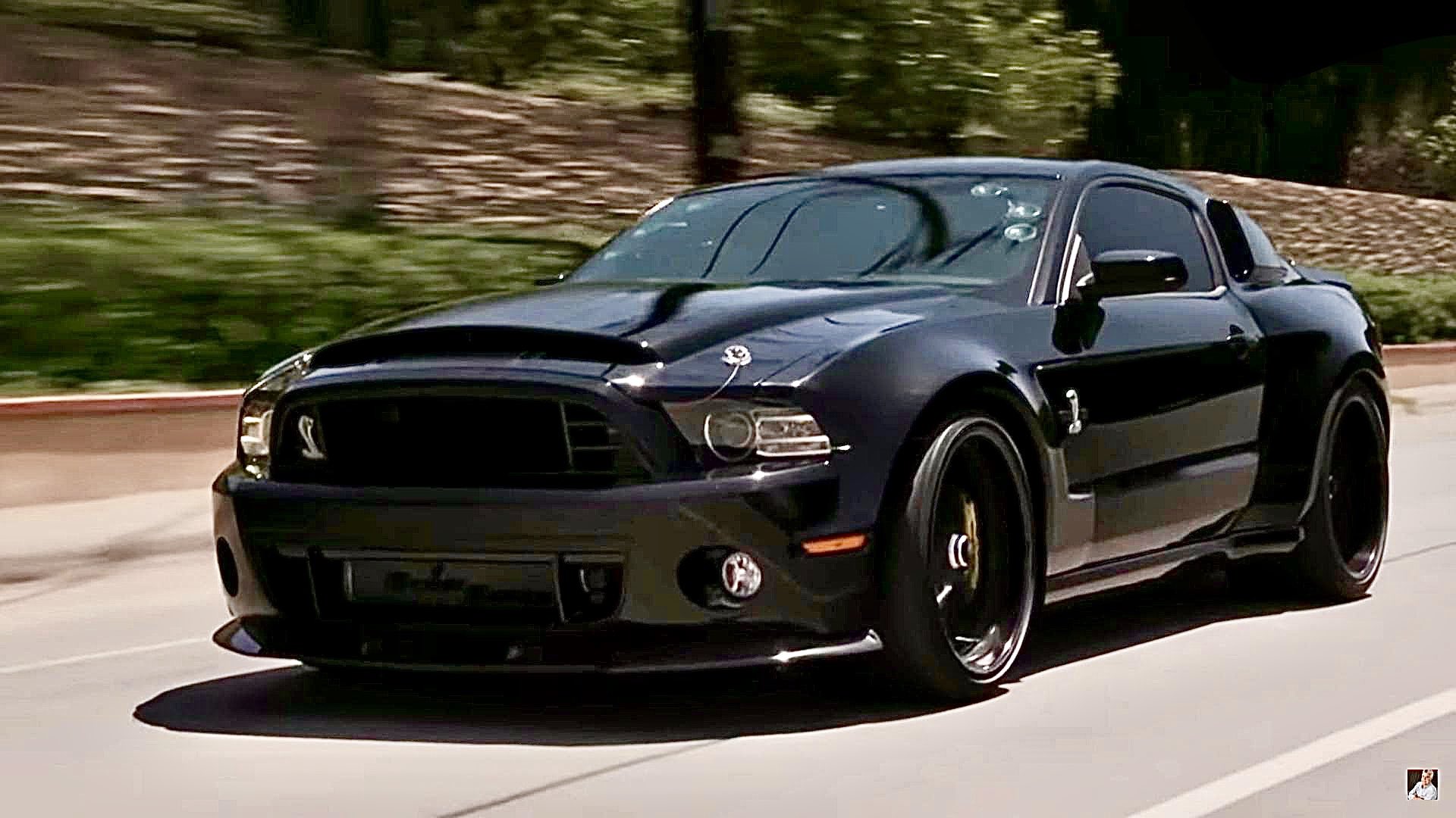 Ford Mustang Shelby Gt500 Super Snake Black