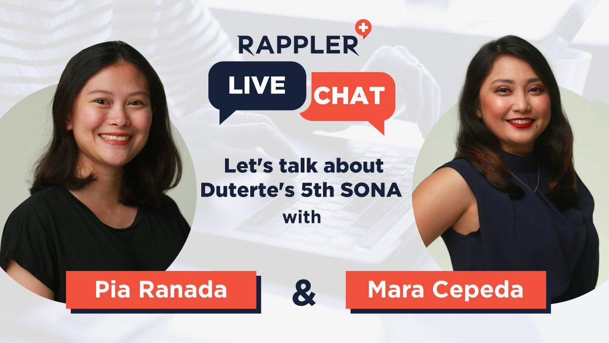 Rappler will host a live chat with reporters Pia Ranada and Mara Cepeda ...