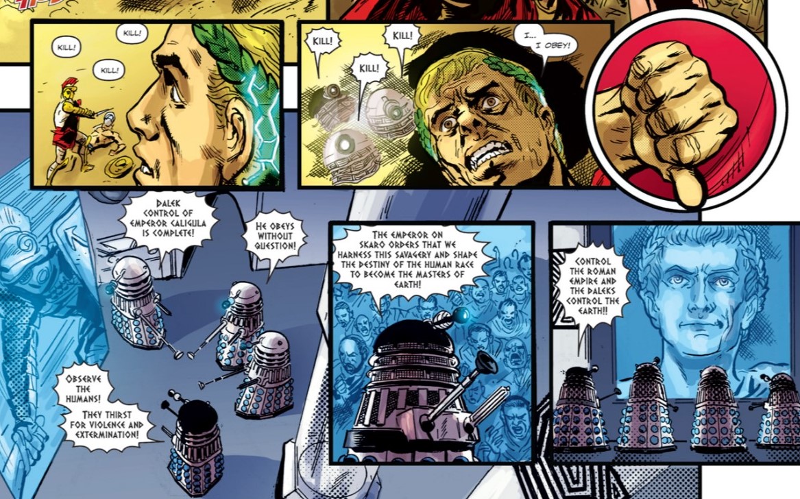 Dalek Cartoon Exterminate