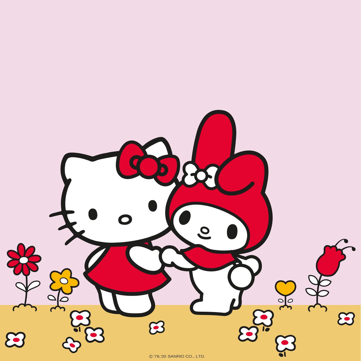 My Melody And Hello Kitty