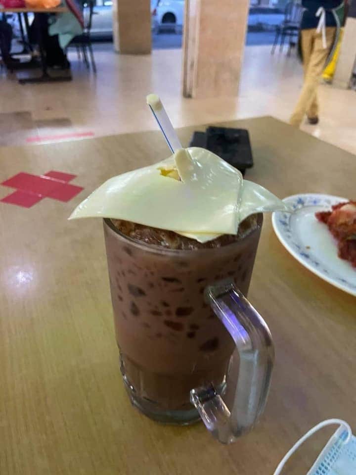 My colleague bancuh cheese with milo