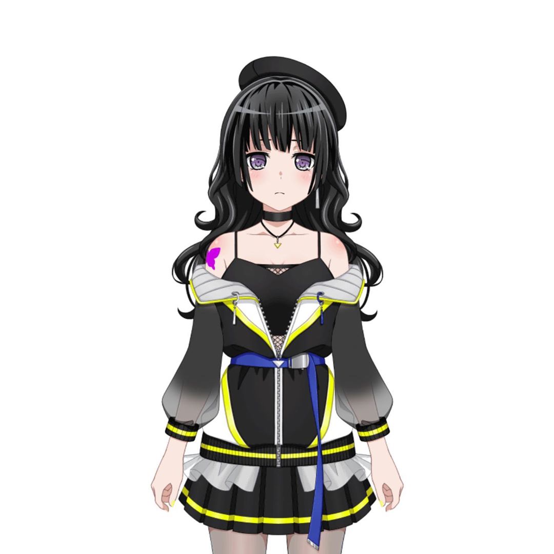Anime Girl Looking Over Right Shoulder