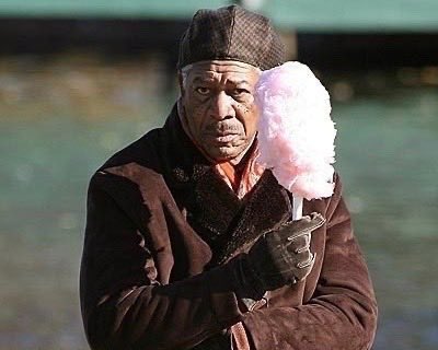 Morgan Freeman Cotton Candy