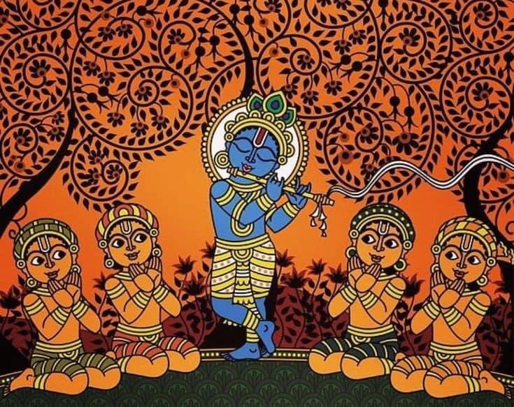 Iskcon Krishna Paintings