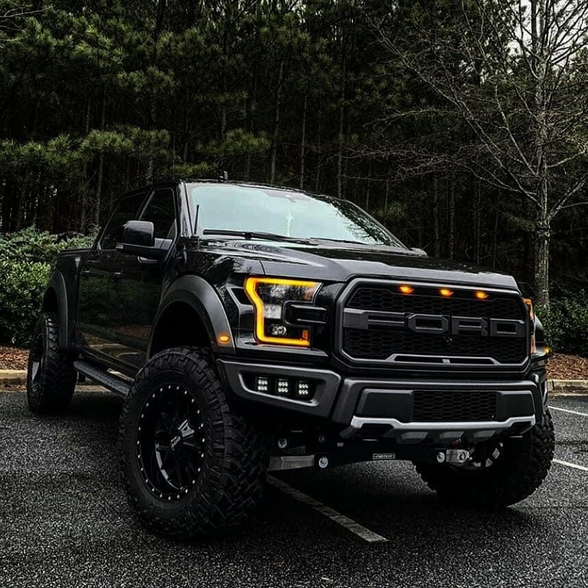 Black Ford Raptor Wallpaper