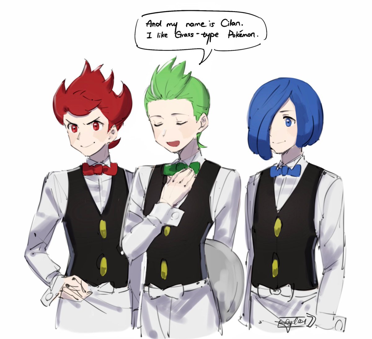 「Cilan from the games was such a poor kid lol 」Hazel Oh Two One Sevenの漫画