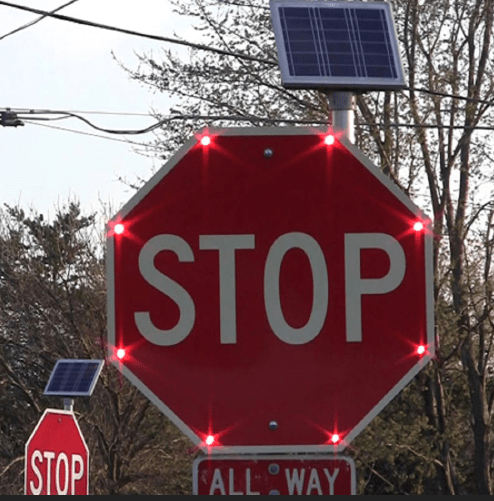 Solar Powered Led Stop Signs