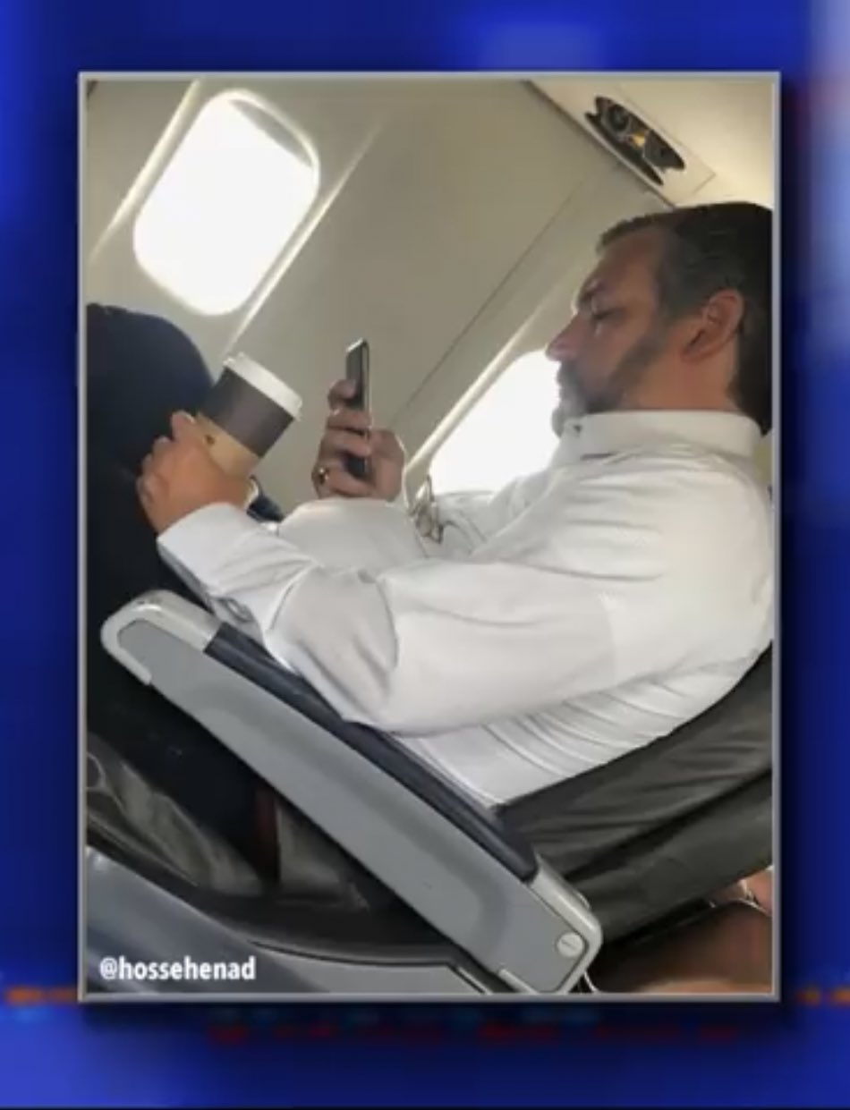 Eric Feigl-Ding on Twitter: "So, @TedCruz was not wearing a mask on an @AmericanAir flight ...