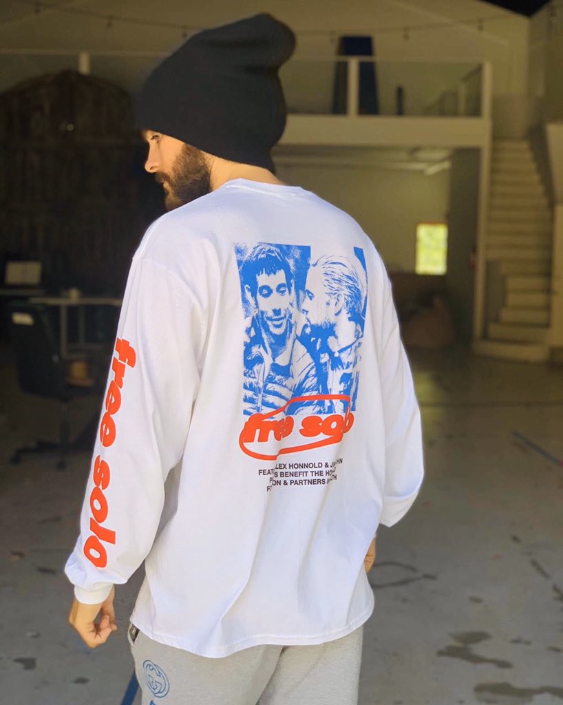 Grab our LIMITED EDITION #JaredLetoCinemaClub #FreeSolo merch 🧗🏻‍♂️ 100 ...