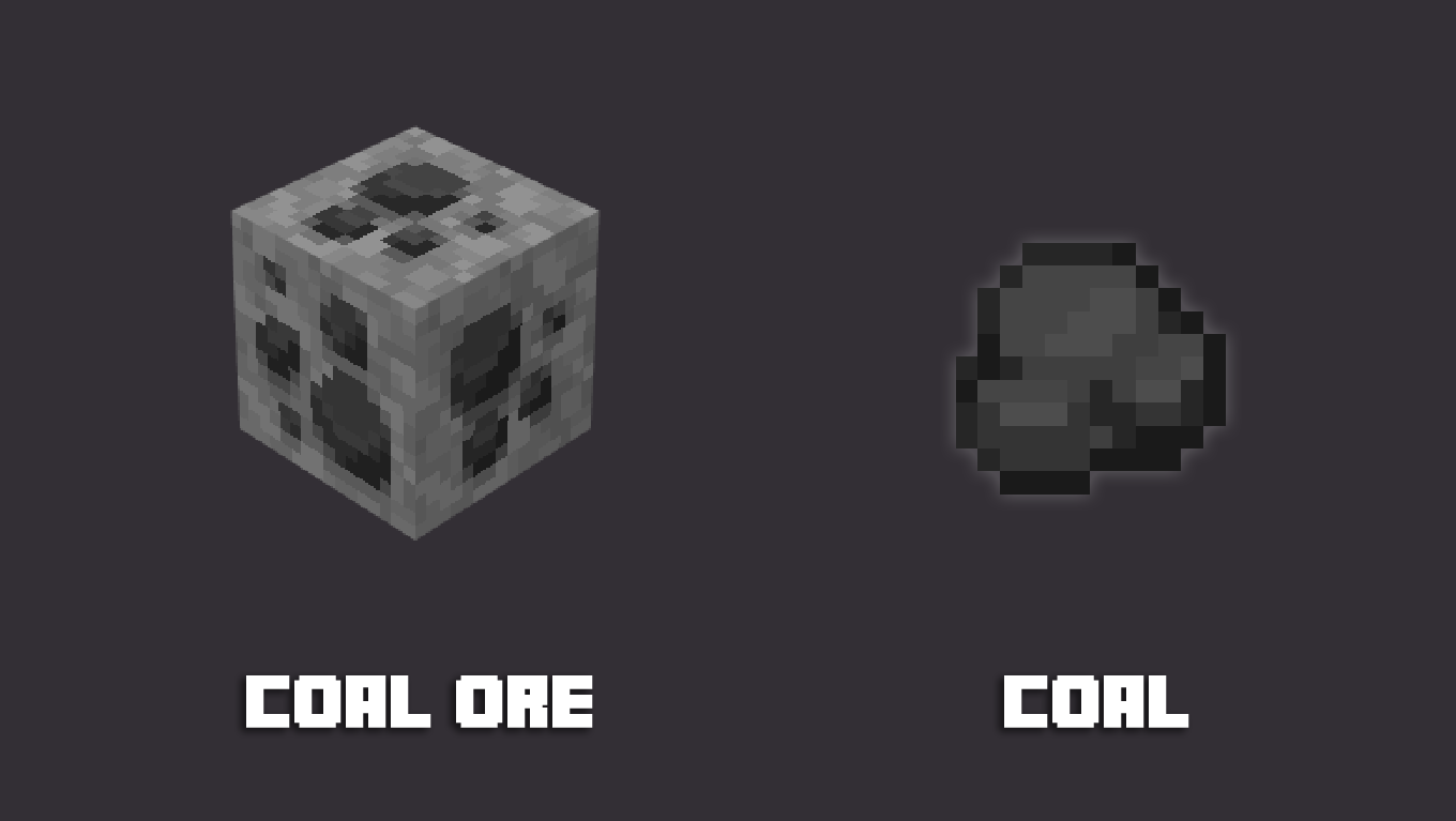 Minecraft Coal Texture