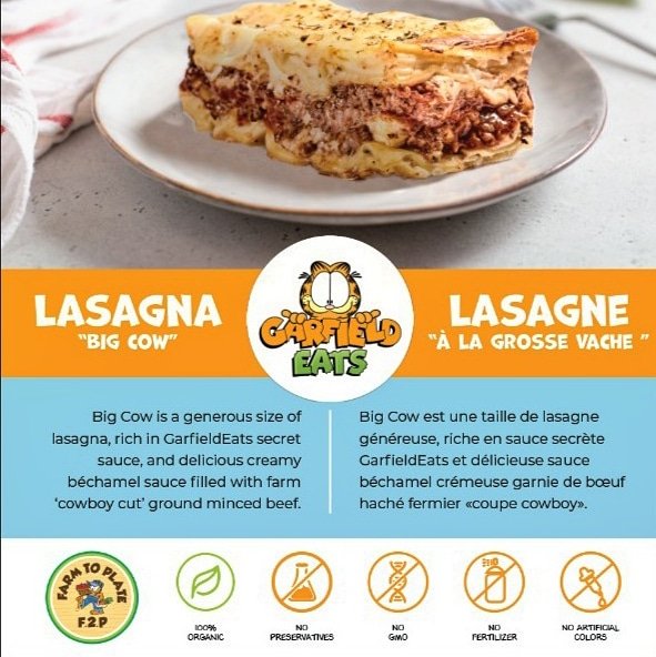 Garfield Lasagna