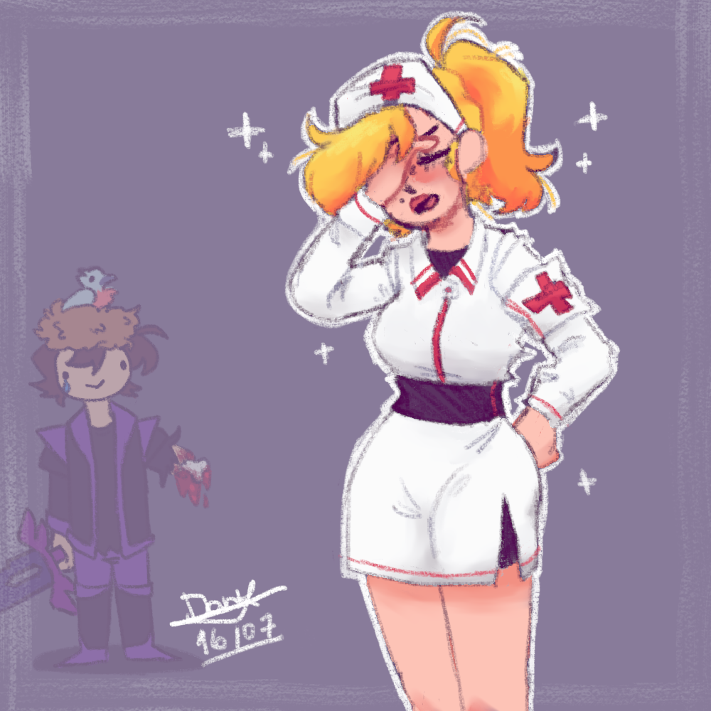 Terraria Nurse Fan Art
