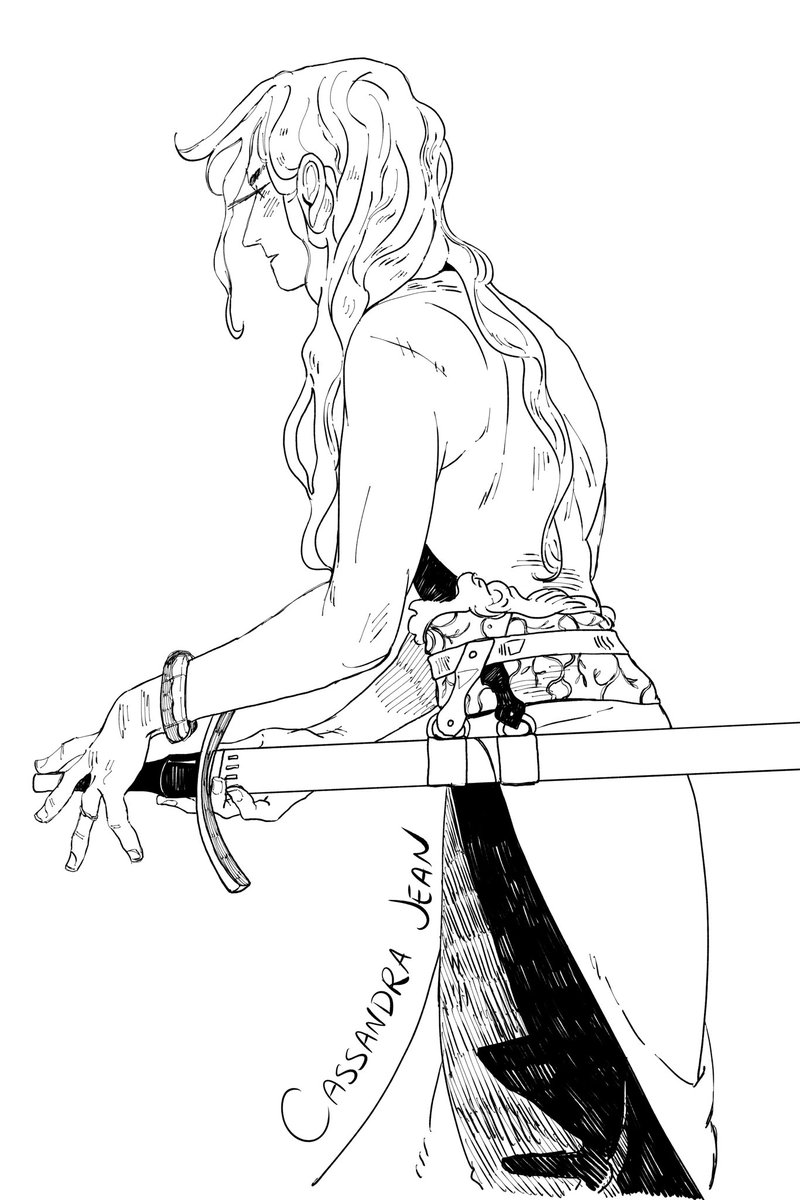 「Oc Ansel sketch! (From my recent illustrations) 」Cassandra Jeanの漫画