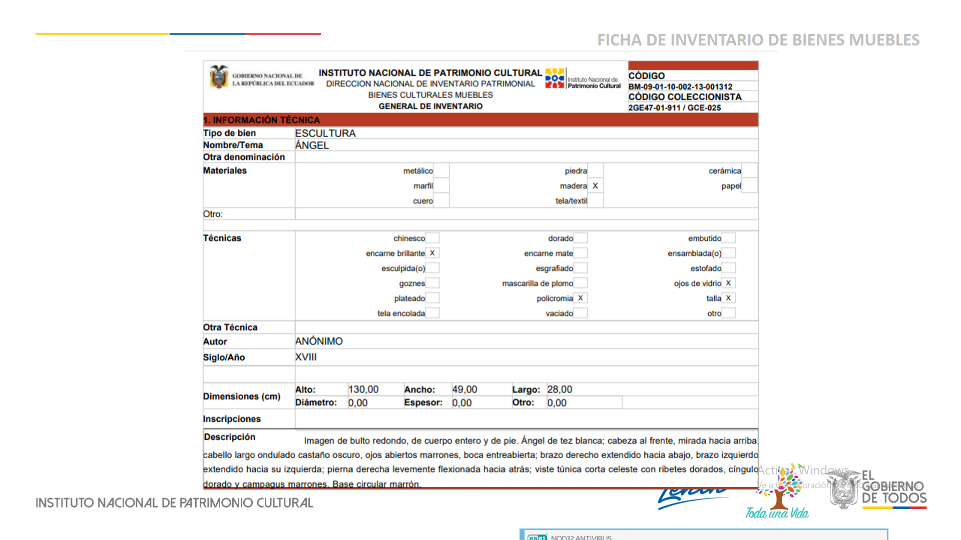 INPC Ecuador on Twitter: "Además, se realiza una descripción de la información más relevante que ...