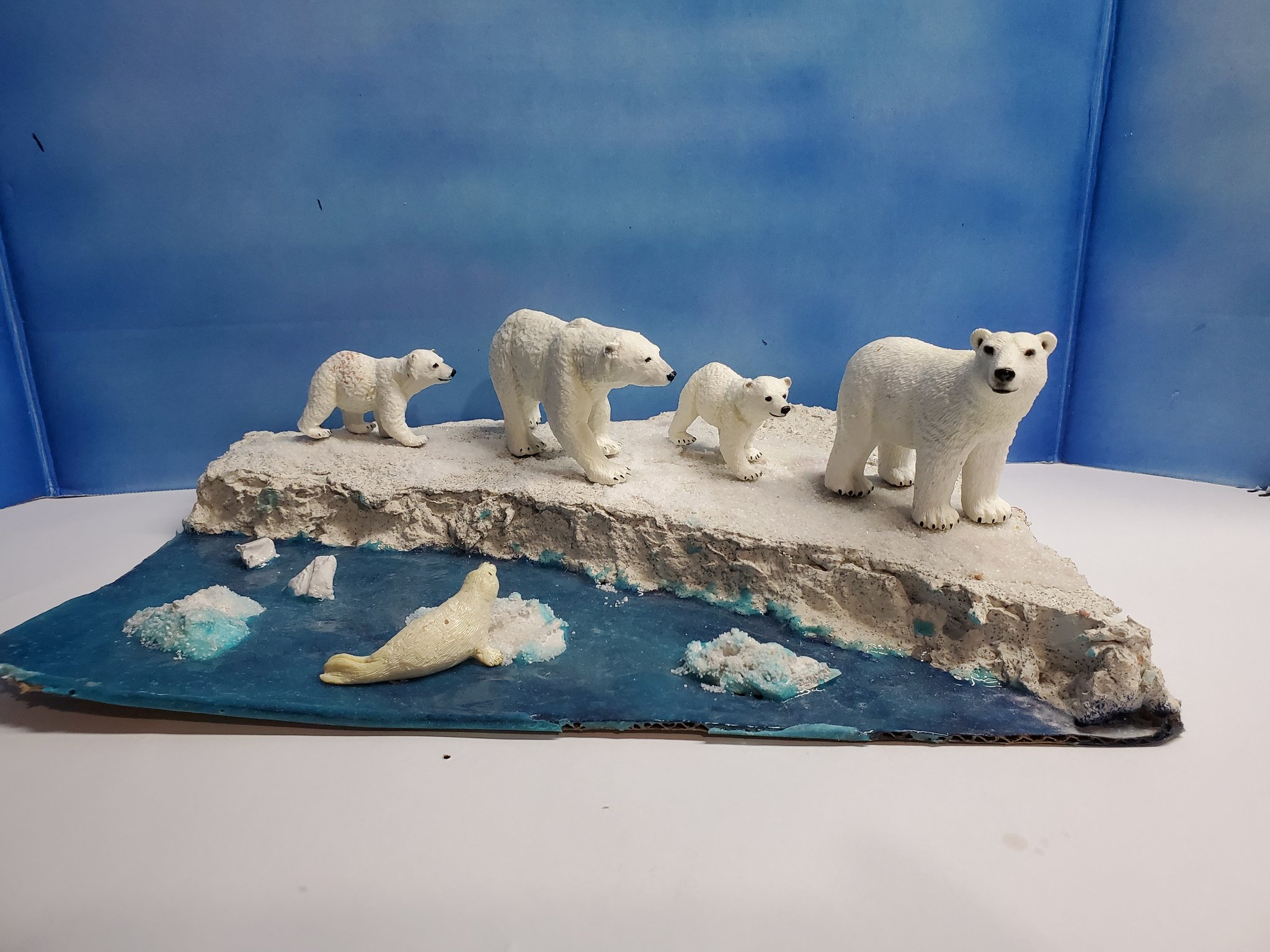 Tundra Ecosystem Diorama