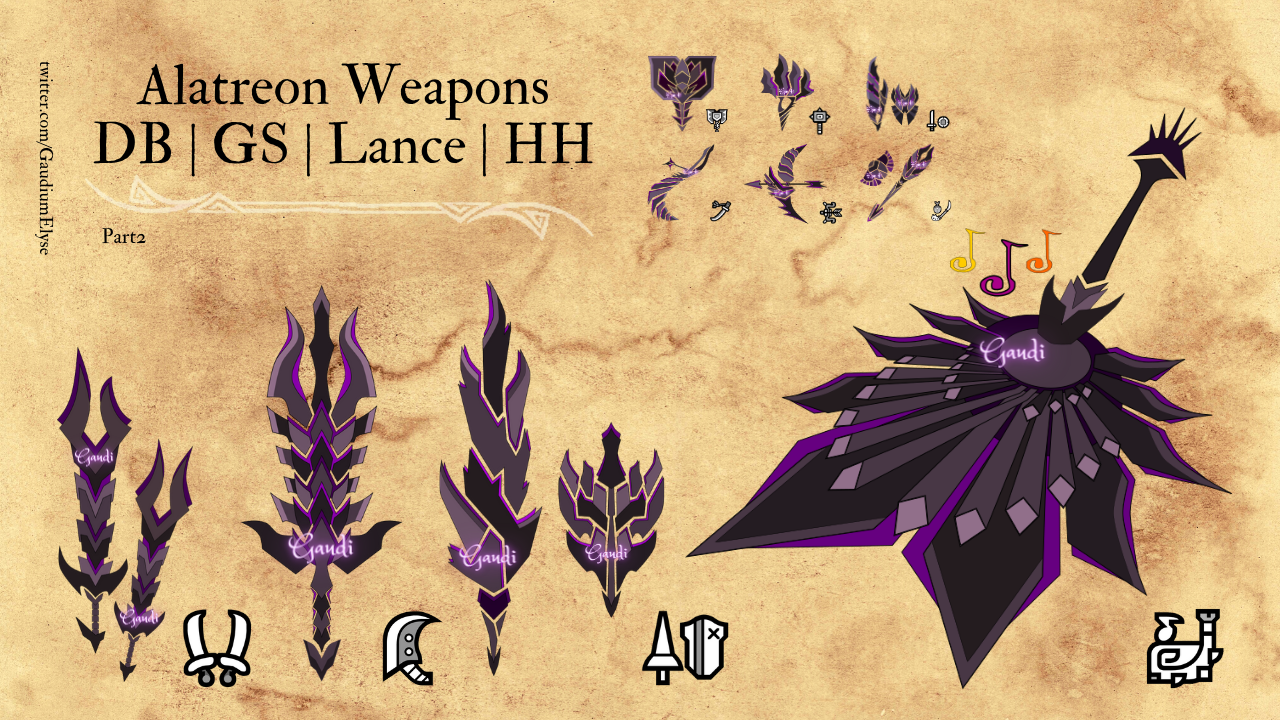Alatreon Weapons
