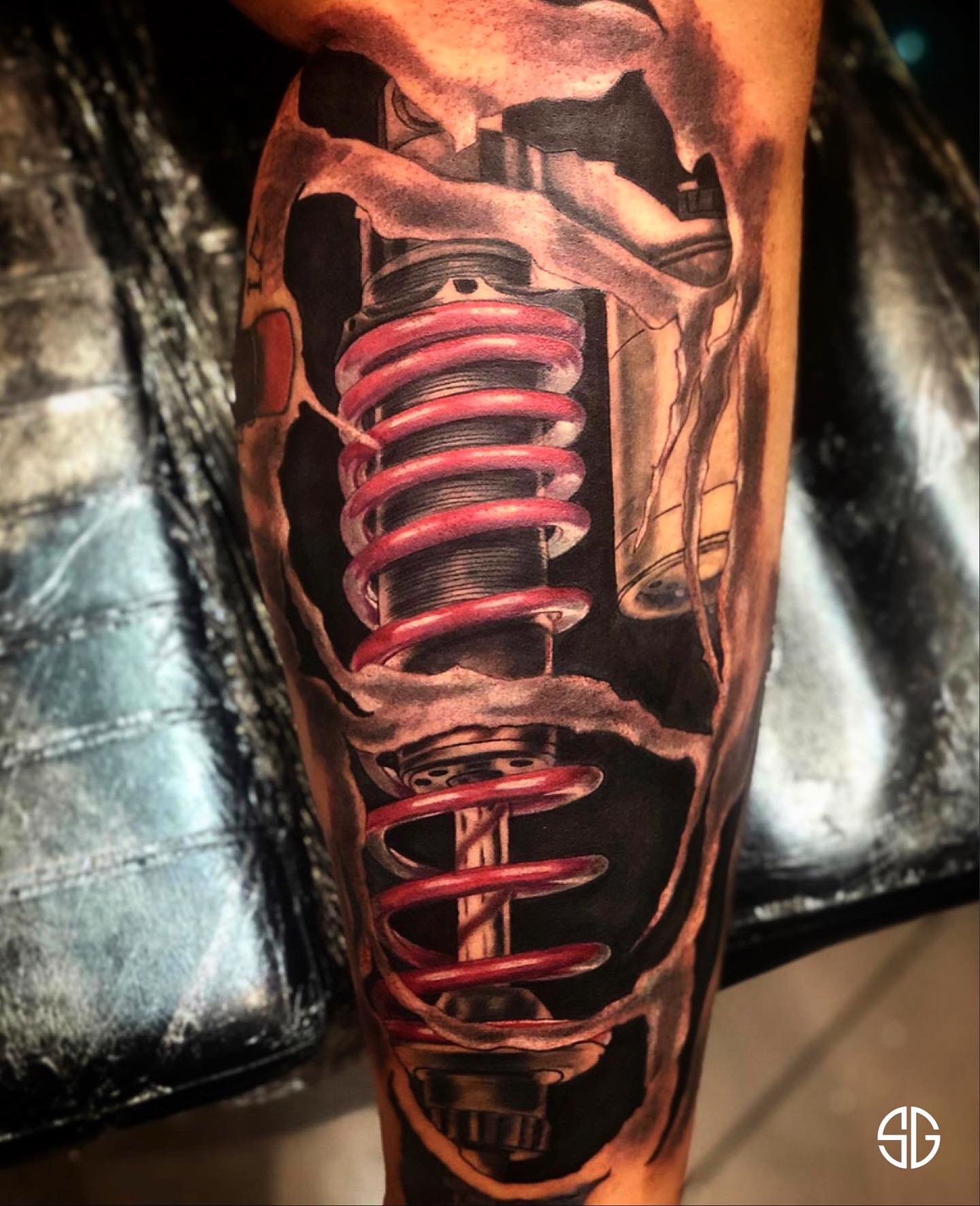 Shock Absorber Tattoos
