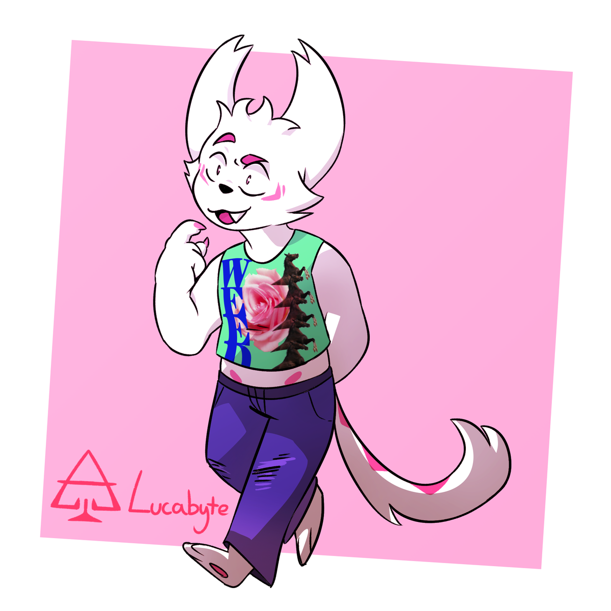 「Hmm... Today I will make an oc thread.... Grayson is 13, tr」Lucabyte ...