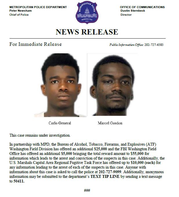 MPD seeks assistance in locating 19 y/o Carlo General & 25 y/o Marcel ...