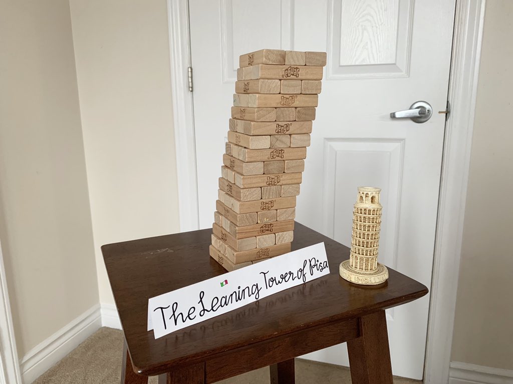 Jenga World Record Pisa Airport Knocked World Record Jenga Over