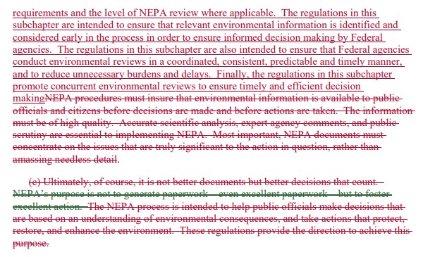 Thread by @CaitlinMcCoy_: New thread! Now that CEQ's regulations for ...