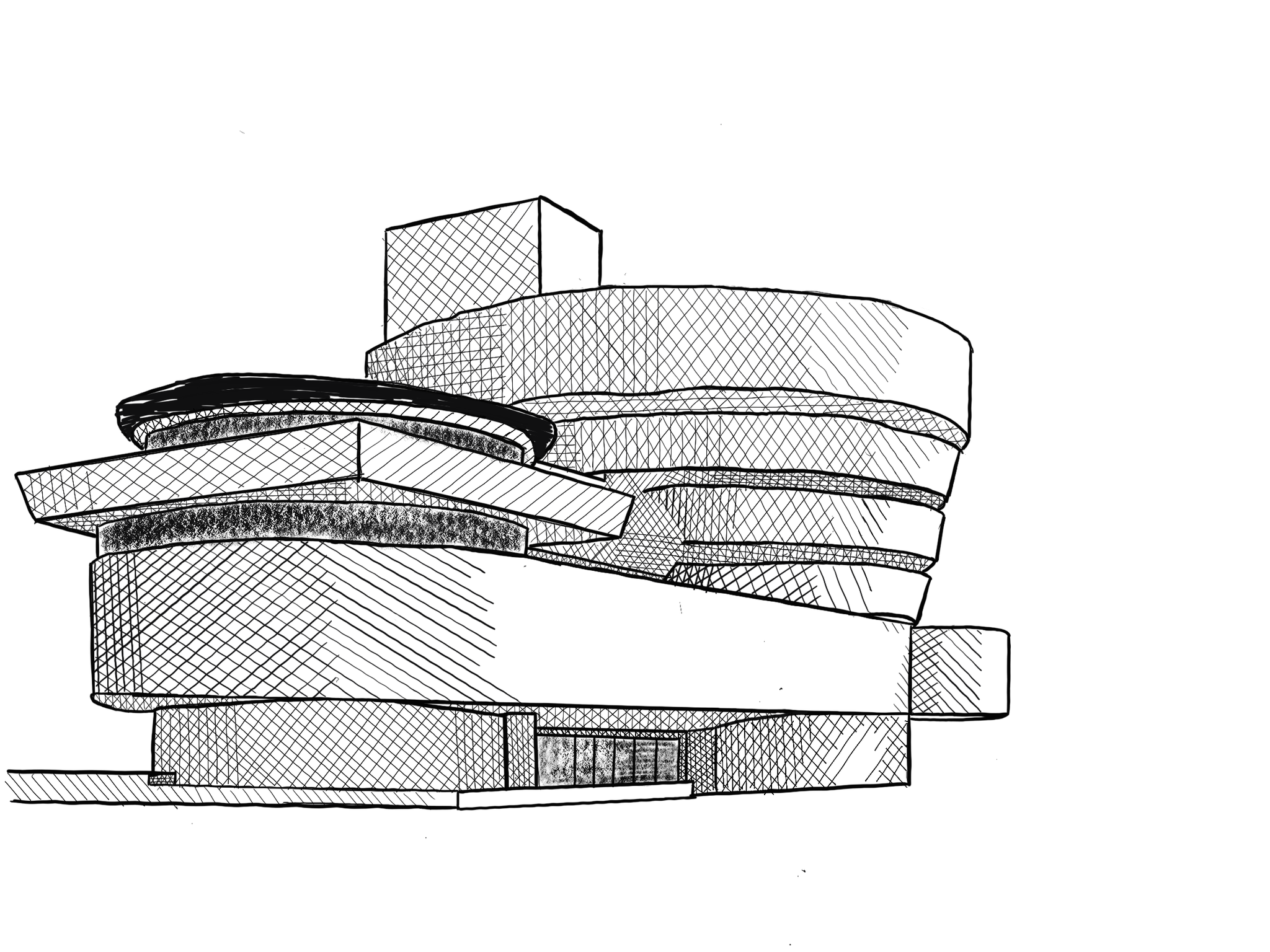 Guggenheim Museum Drawing