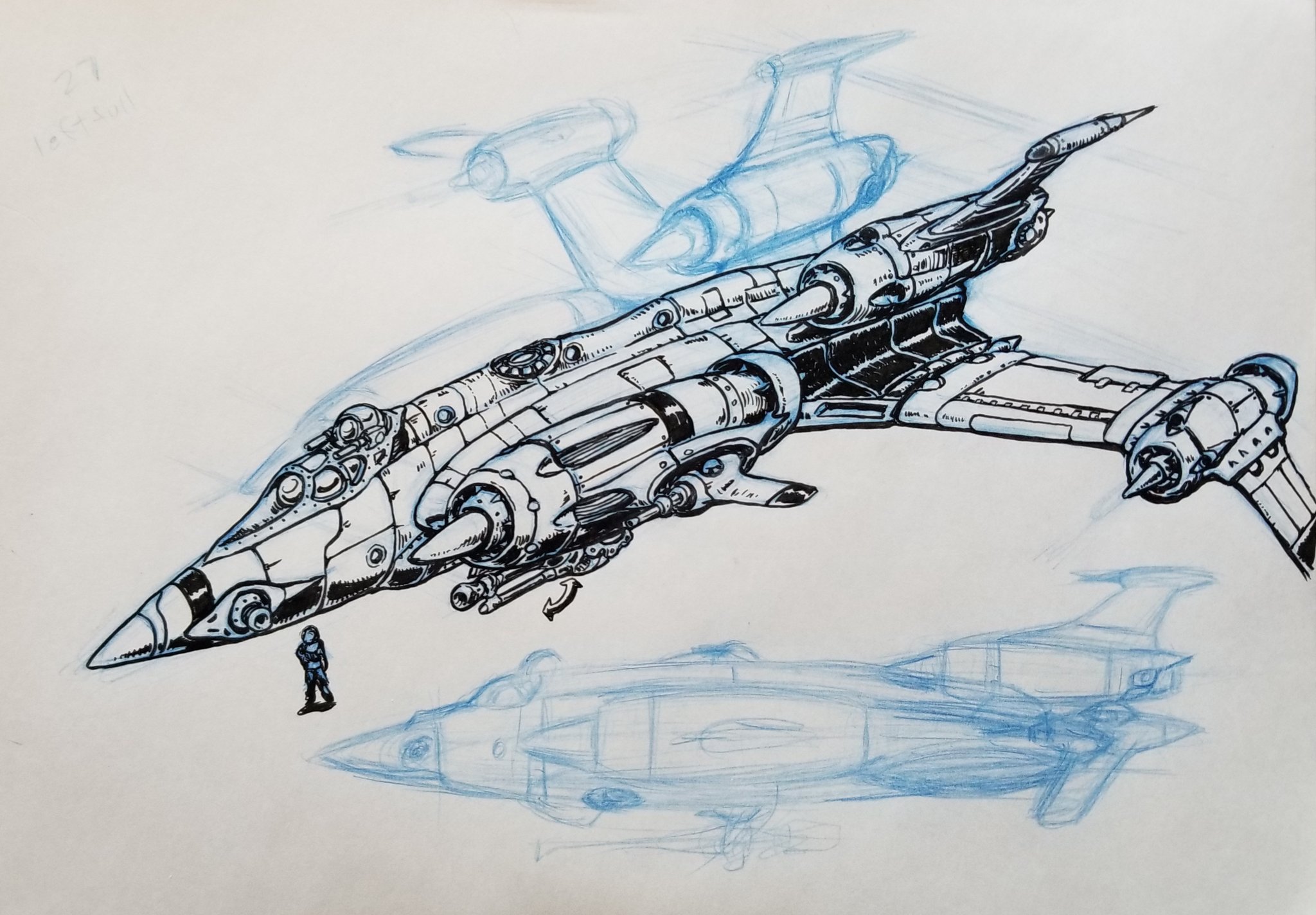Dieselpunk Spaceship