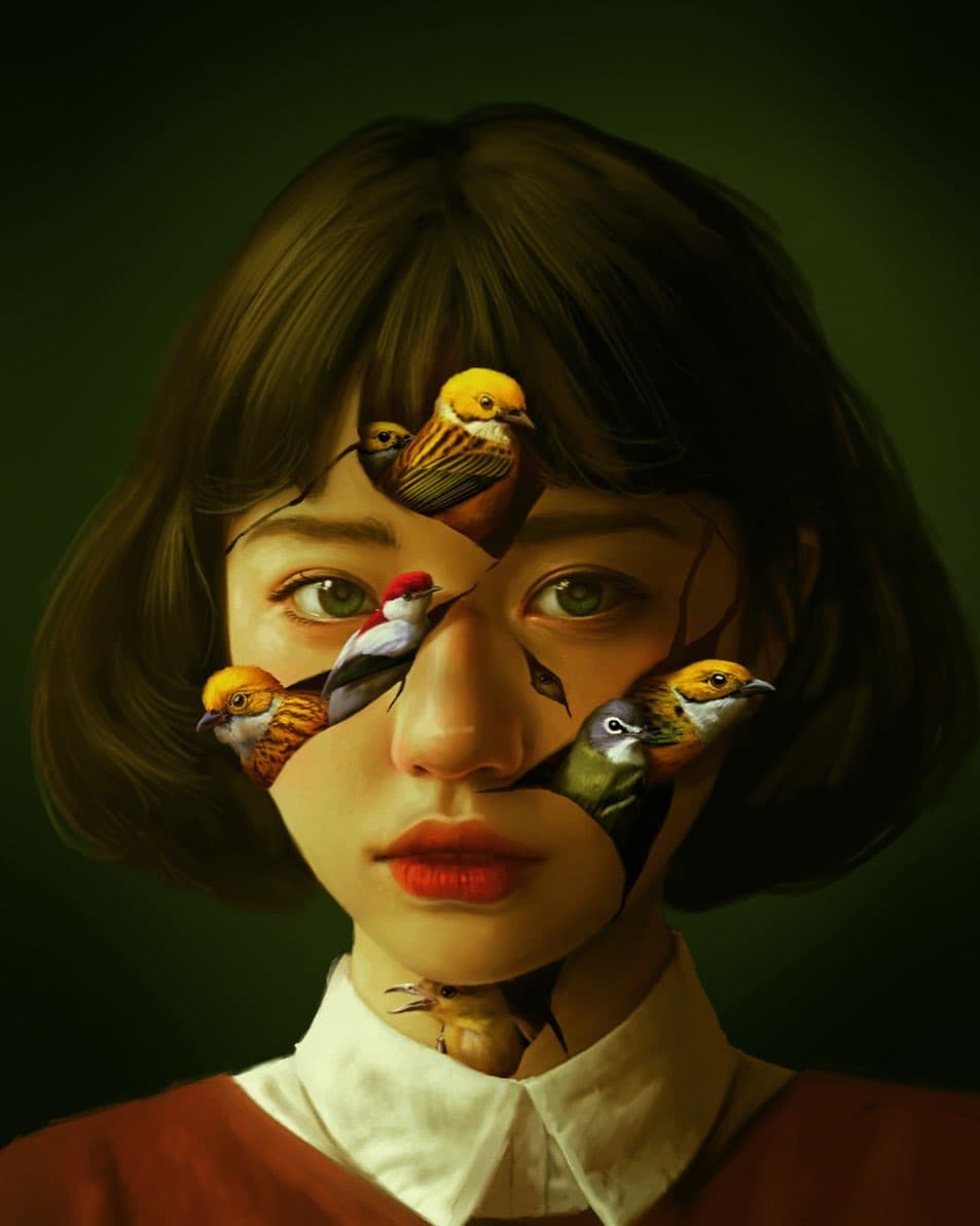 The Big ImageBoard (TBIB) - ambiguous gender avian aykut aydogdu bird brown hair female feral ...