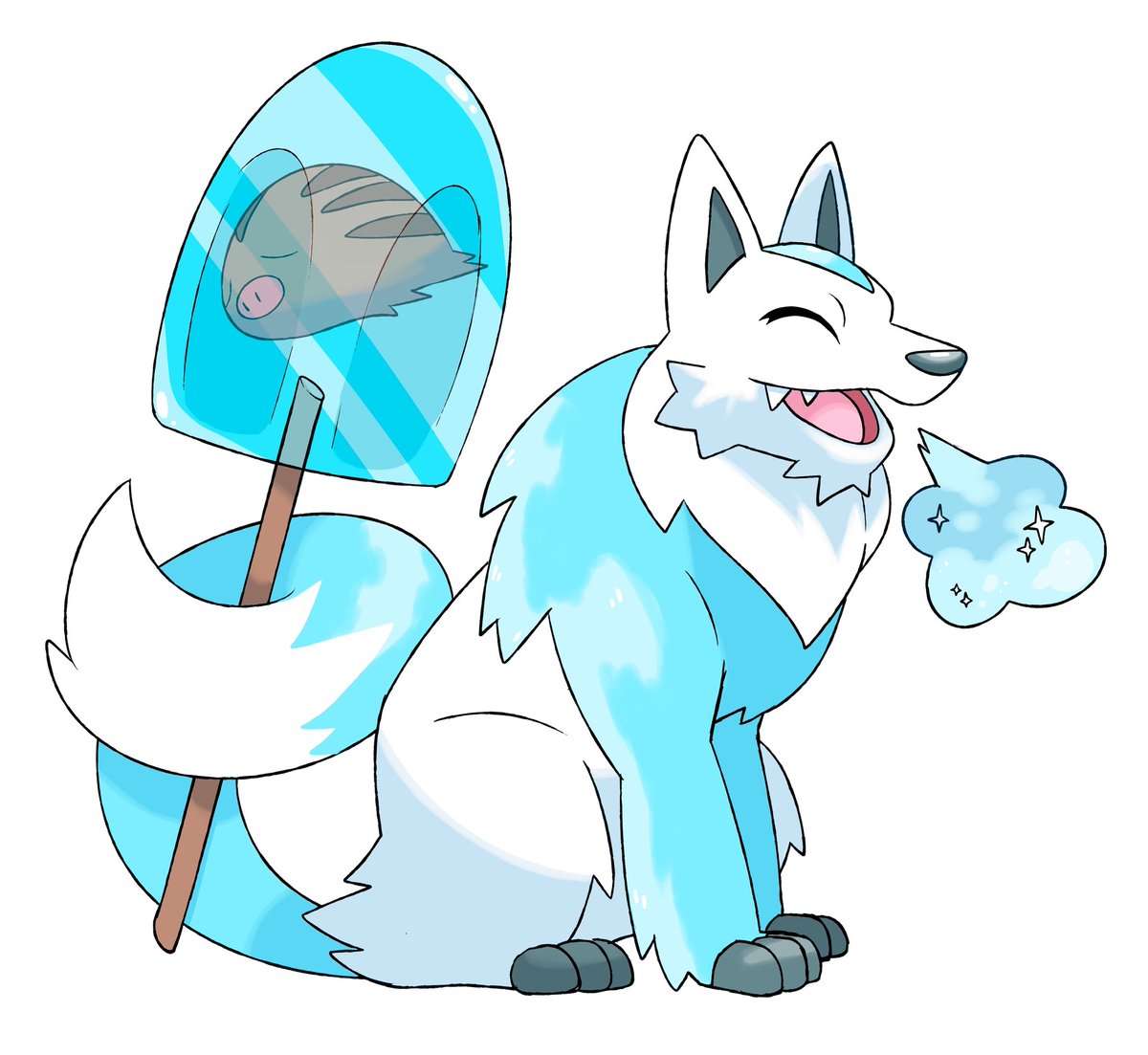 Ice Wolf Pokemon