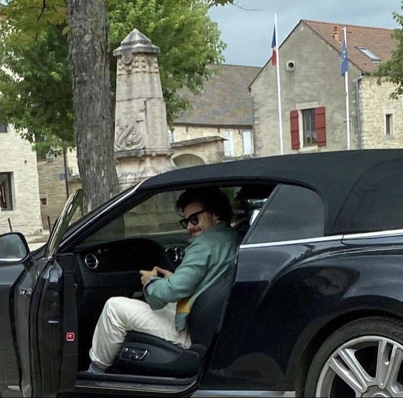Harry Styles Car Photoshoot