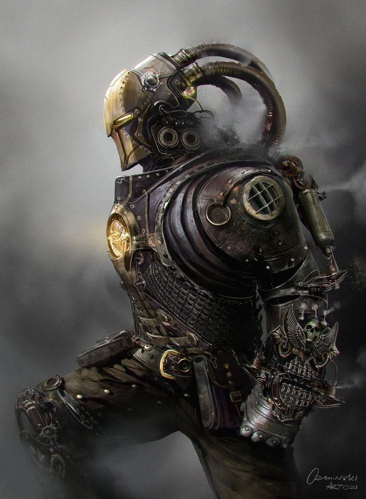 Steampunk Clockwork Robot