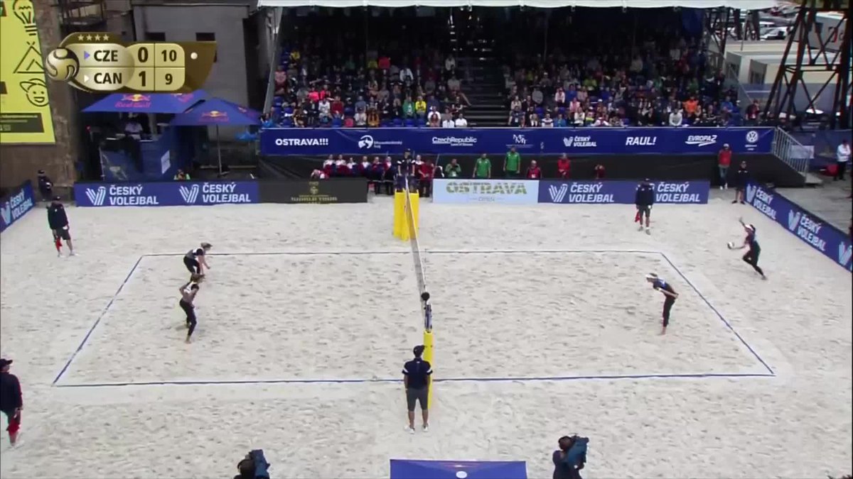 Check out these beach volleyball digs and transition plays by our ...