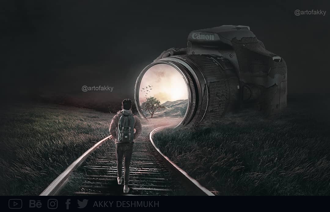 𝑨𝒌𝒌𝒚 𝑫𝒆𝒔𝒉𝒎𝒖𝒌𝒉 on Twitter: "Rails Inside Camera ! Manipulation Photo Editing ! Photoshop ...