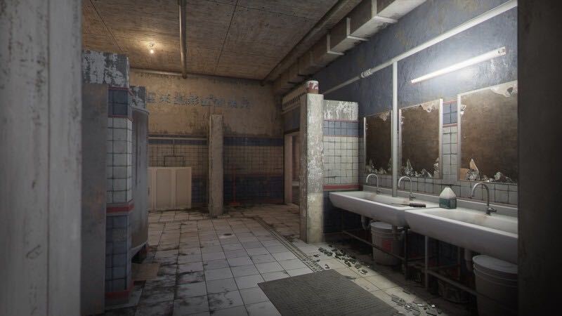 Abandoned School Bathroom