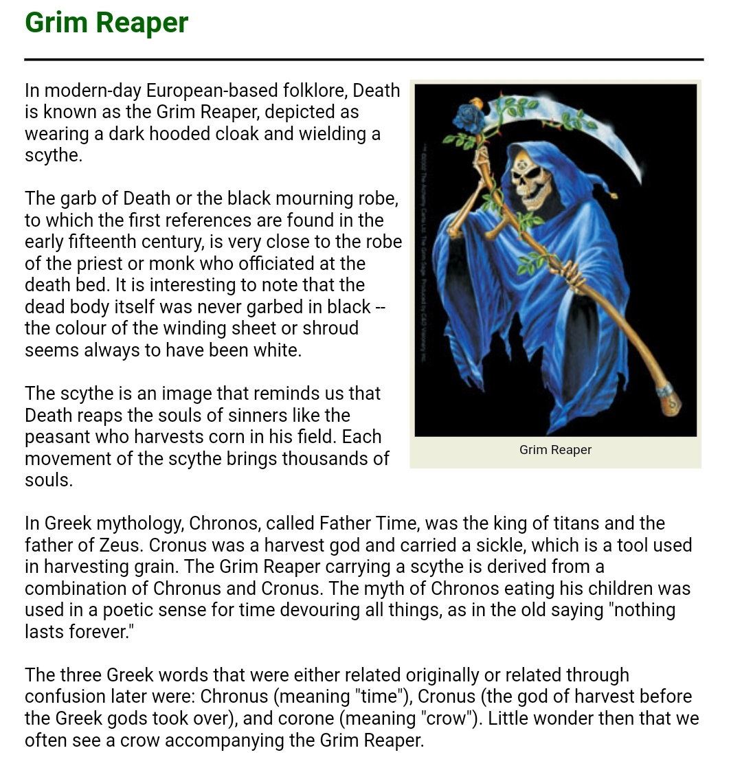 Greek Mythology Father Time