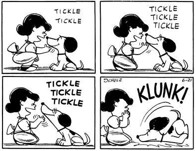 「Look how goddamn cute Snoopy used to be 」AC Stuartの漫画