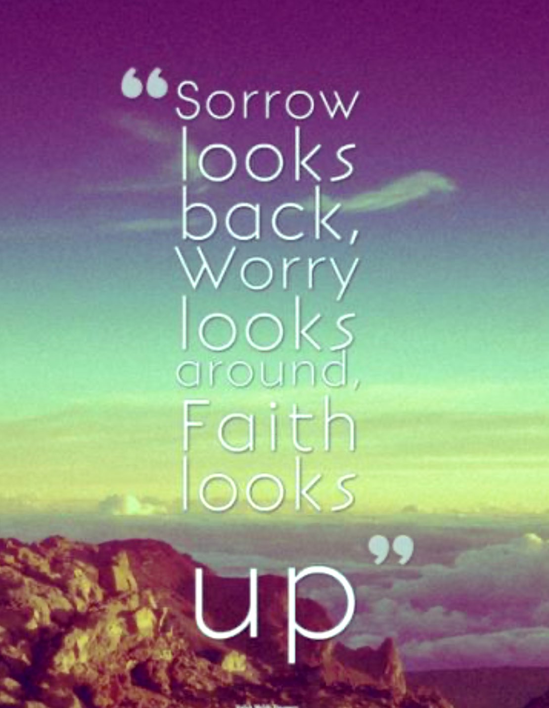 Faith Sorrow Quotes