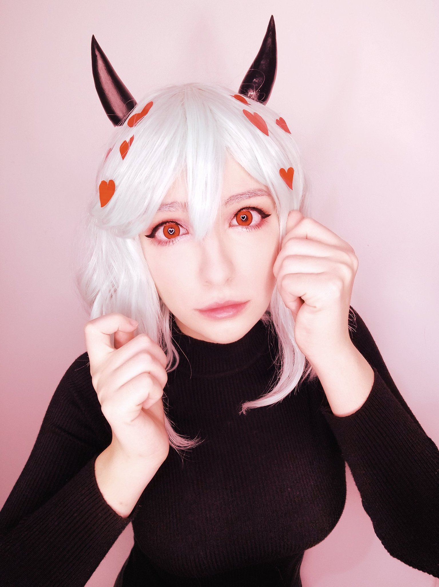 TW Pornstars - 1 pic. Super Geek Girls. Twitter. Modeus from the game Helltaker cosplay by the ...