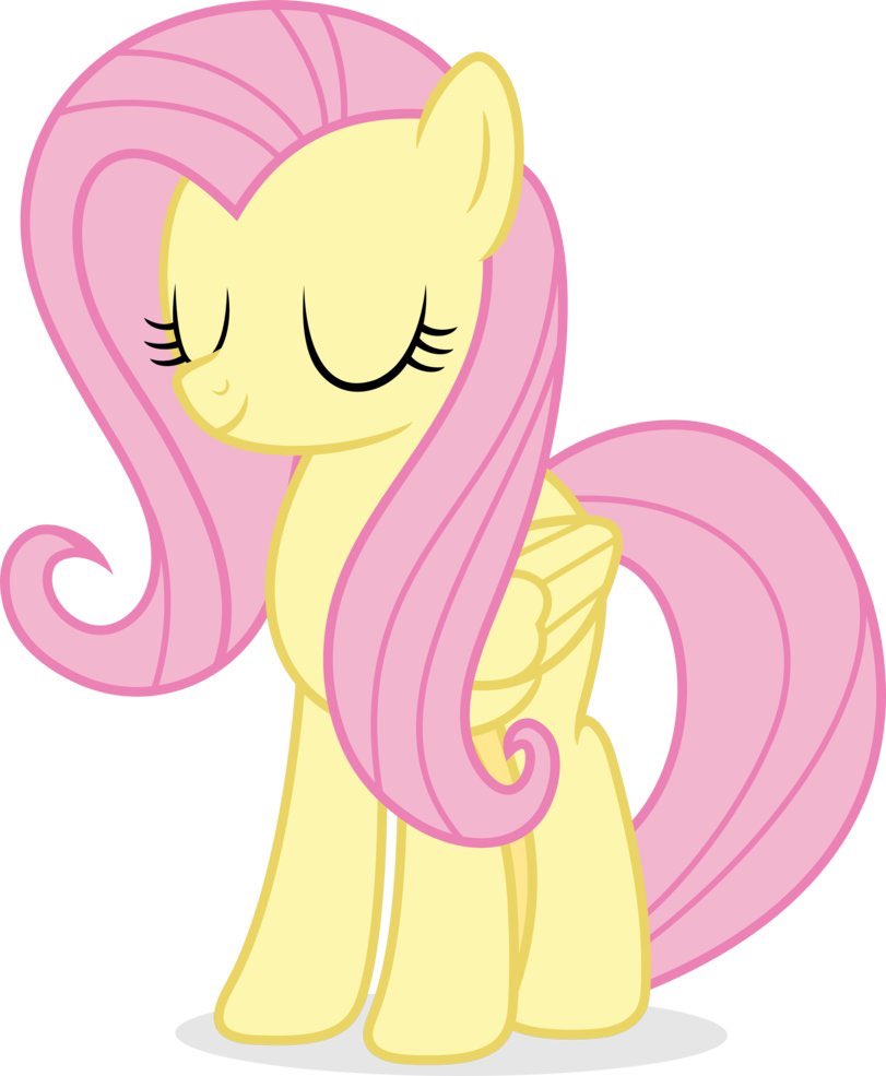 Fluttershy Happy Vector