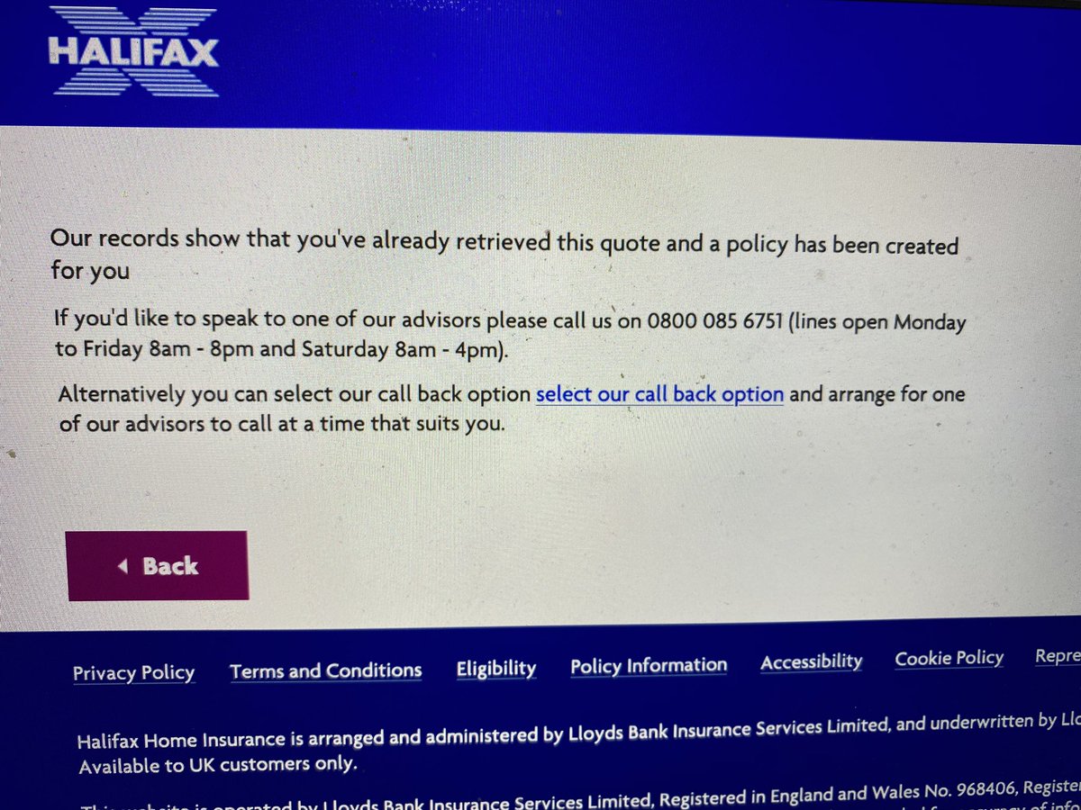 Halifax Insurance Quotes