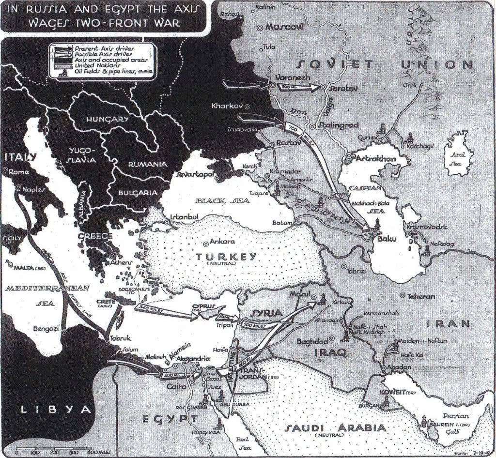 As Axis forces smash ahead in southern USSR & Egypt, New York Times ...