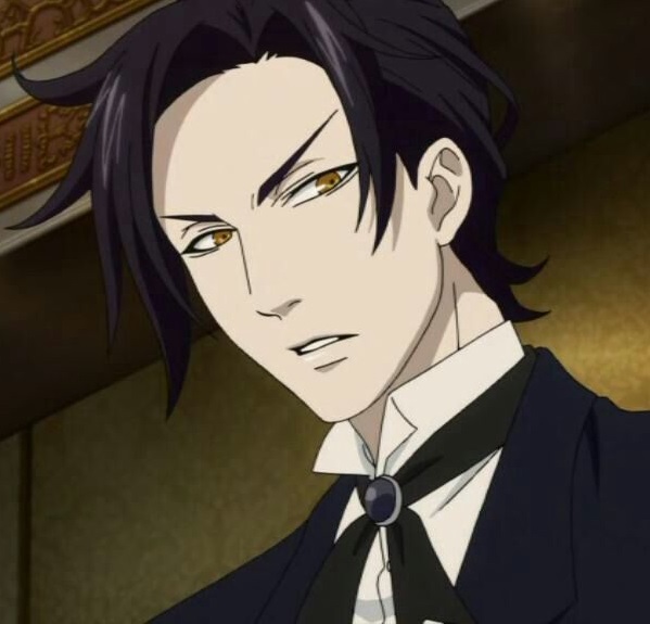 Claude Black Butler Without Glasses