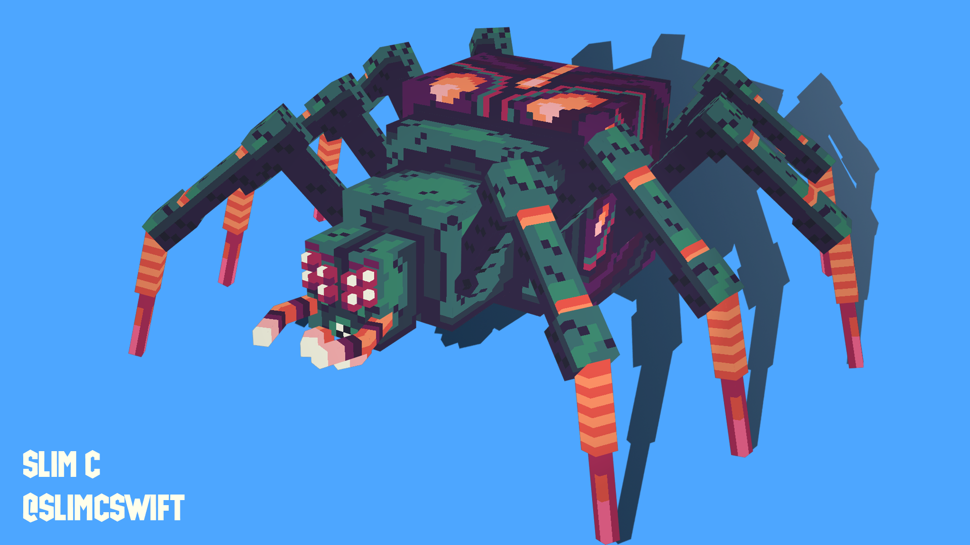 Minecraft Spiders Wallpaper 1920x1080