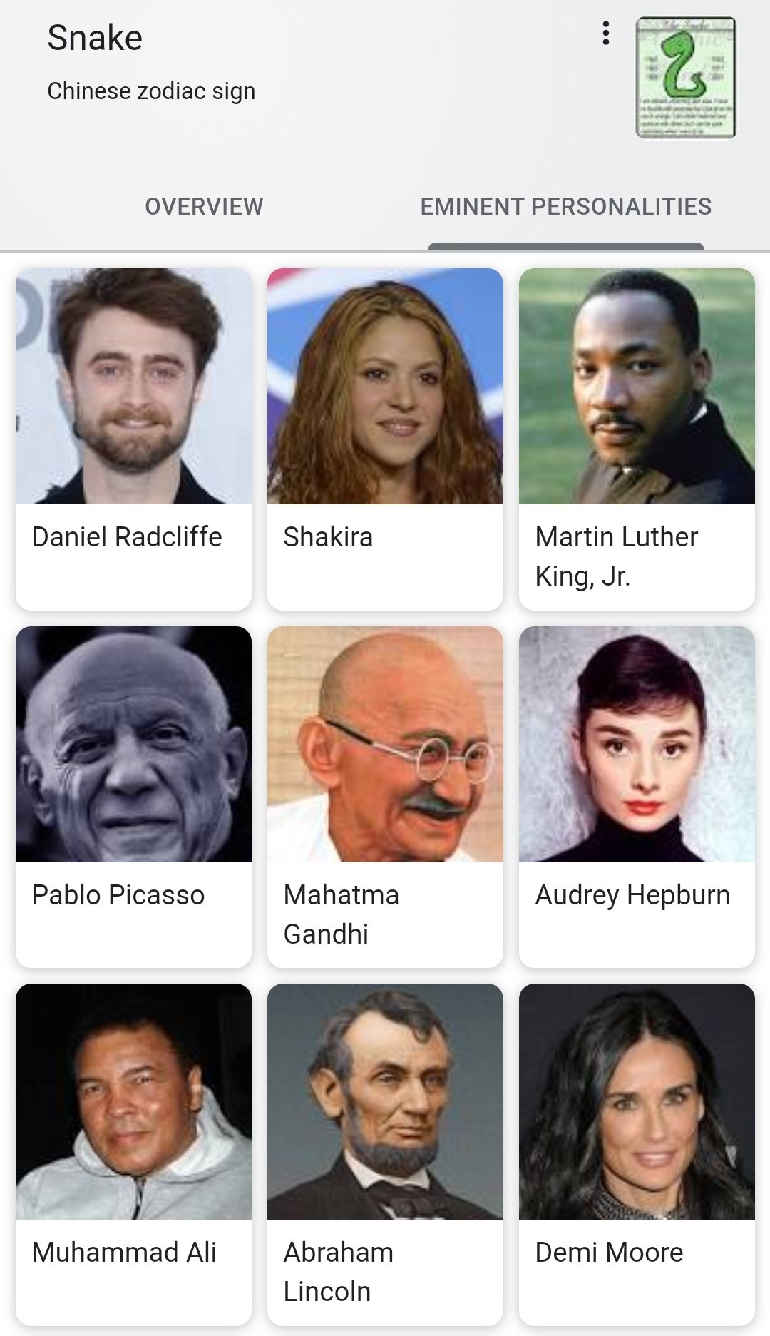 Snake zodiac celebrities - Horoscopeaz.com
