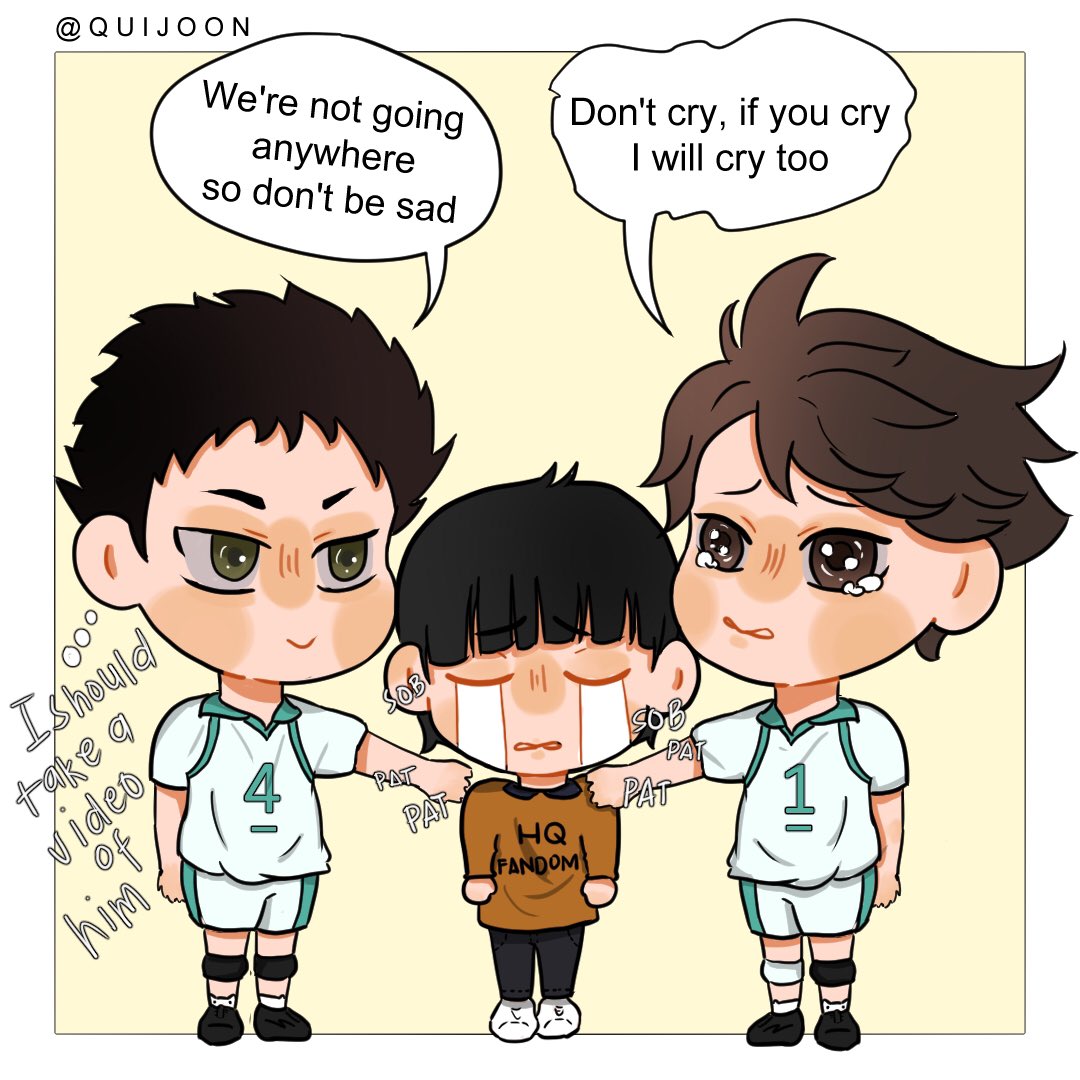 「Happy bday oikawa! #OIKAWADAY #oikawa #iwaizumihajime #hai」quen 🍉の漫画